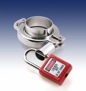 Lock-out Safety Sanitary Clamp | L.J. Star